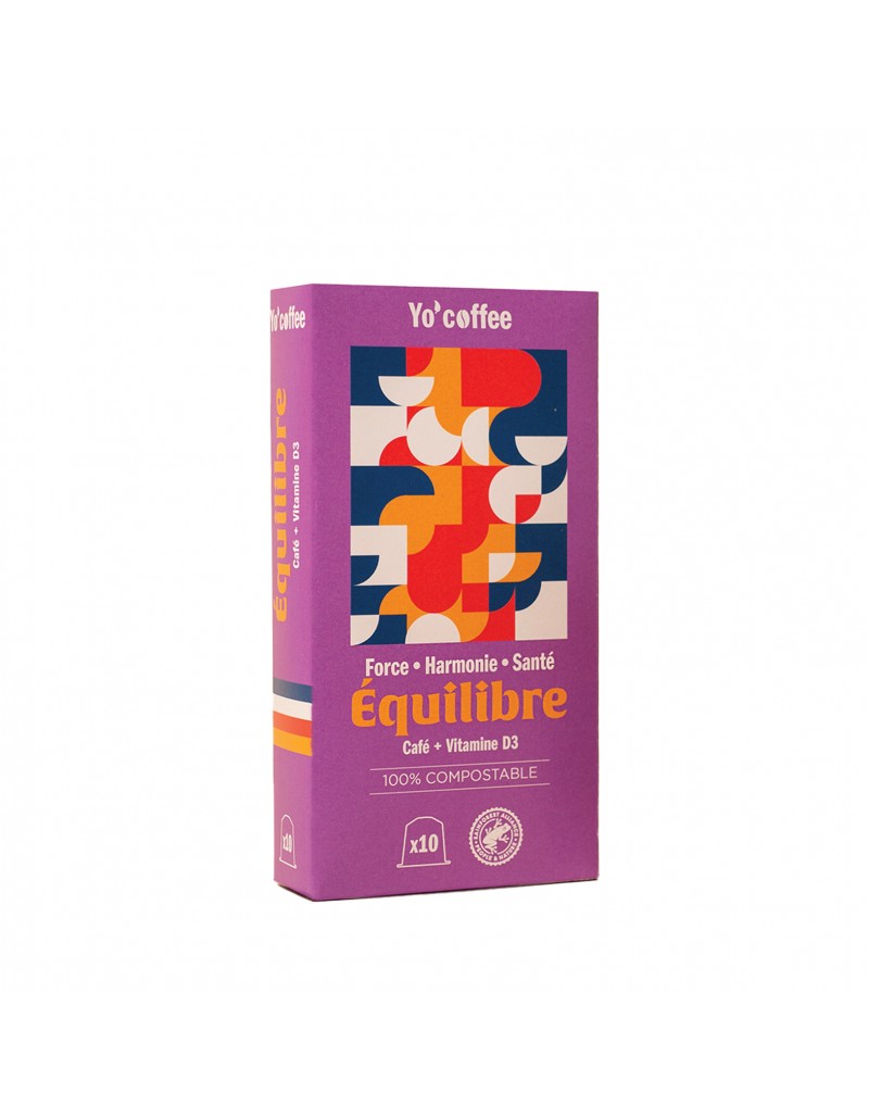 Yo'Coffee équilibre - Café 100% Arabica et Vitamine D3